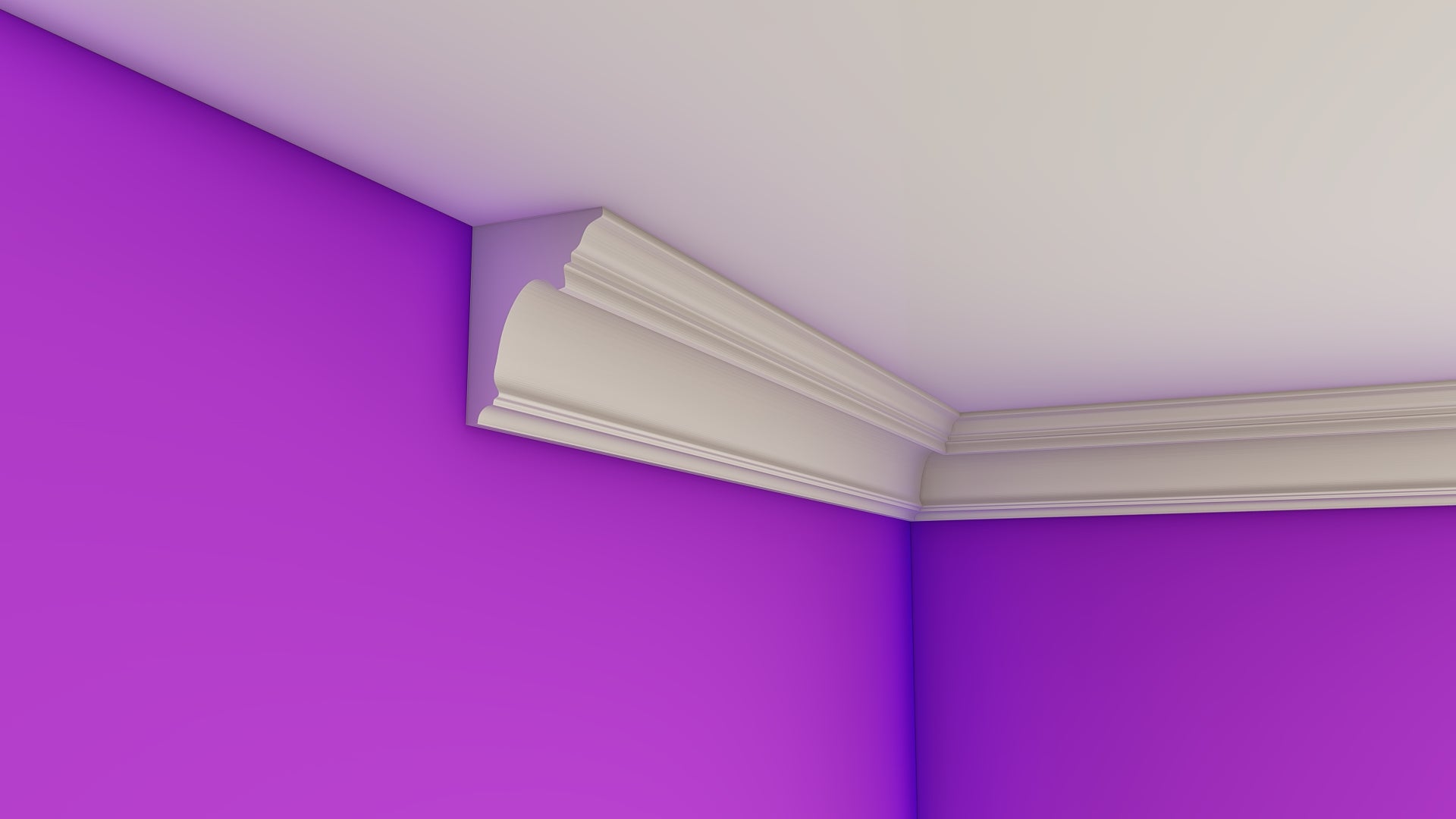 Medium Victorian Plaster Cornice 120mm x 90mm HPM02 – Handmade Plaster ...